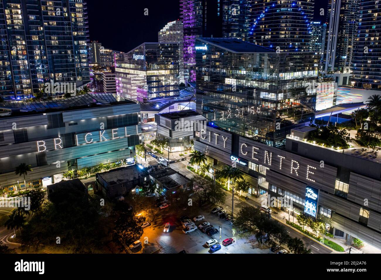 Brickell city centre architecture hi-res stock photography and images ...