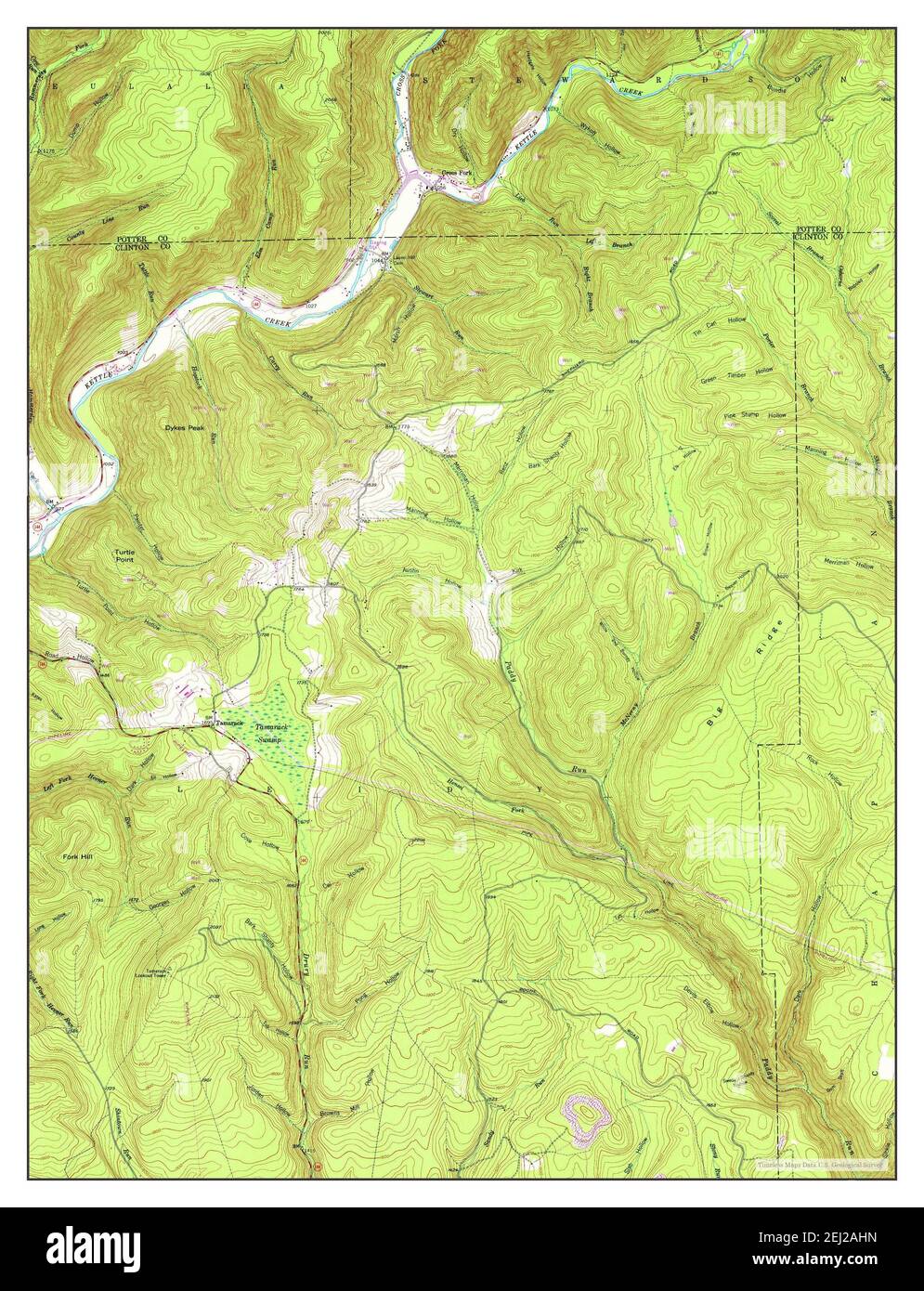 Tamarack, Pennsylvania, map 1946, 1:24000, United States of America by ...