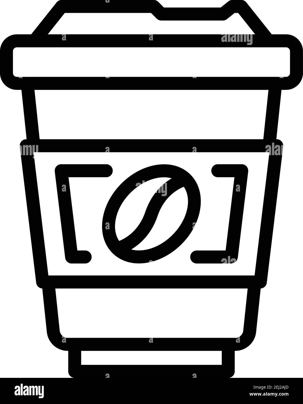 Americano coffee icon. Outline americano coffee vector icon for web ...