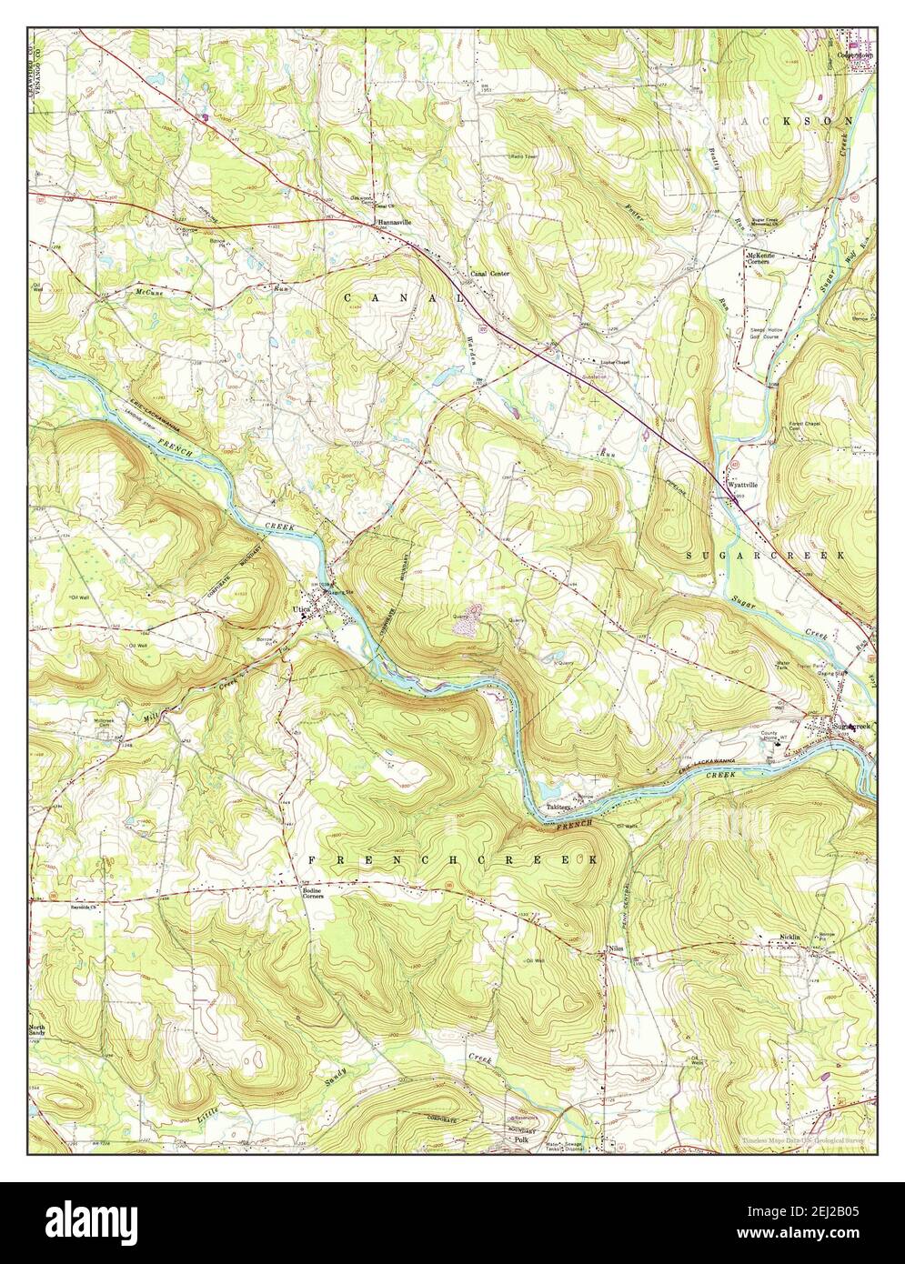 Utica map hi-res stock photography and images - Alamy
