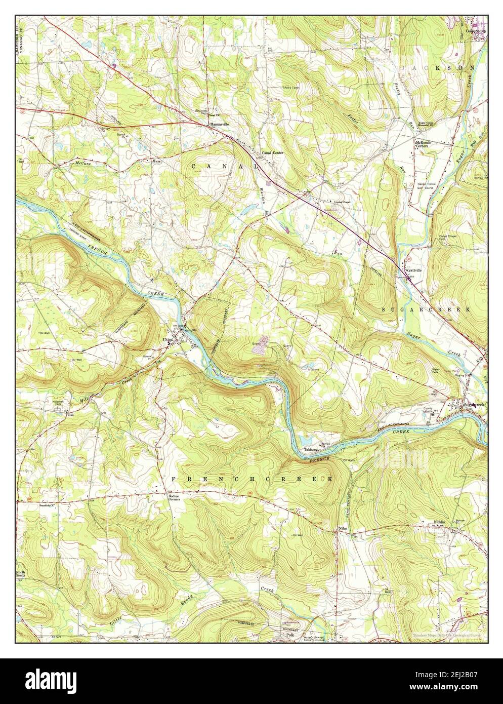 Utica, Pennsylvania, map 1963, 1:24000, United States of America by ...