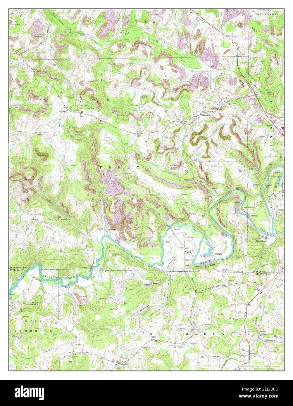 Valier, Pennsylvania, map 1968, 1:24000, United States of America by ...