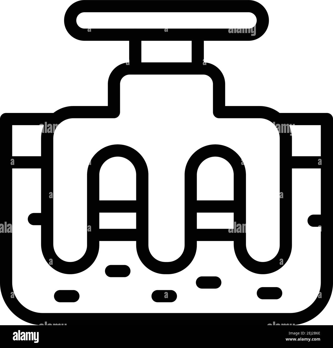 Milk production icon. Outline milk production vector icon for web ...