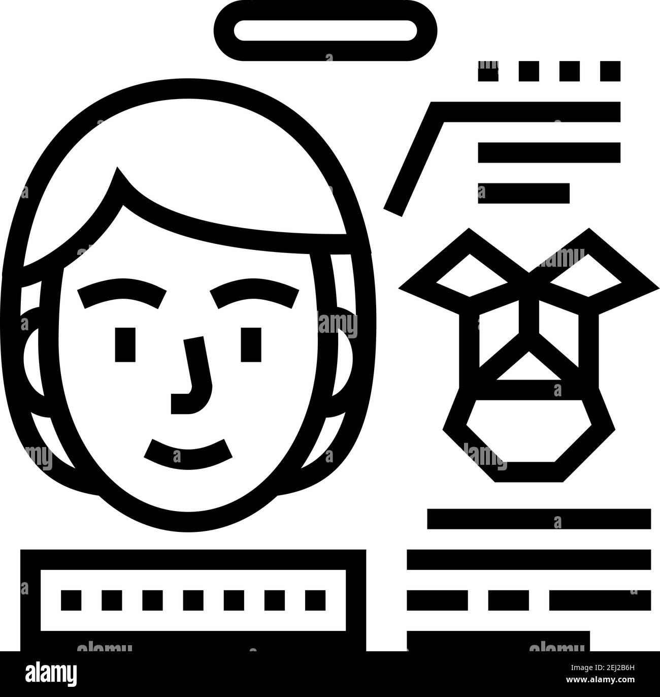 structure of work face id line icon vector illustration Stock Vector ... structure of work face id line icon vector illustration Stock Vector ...
