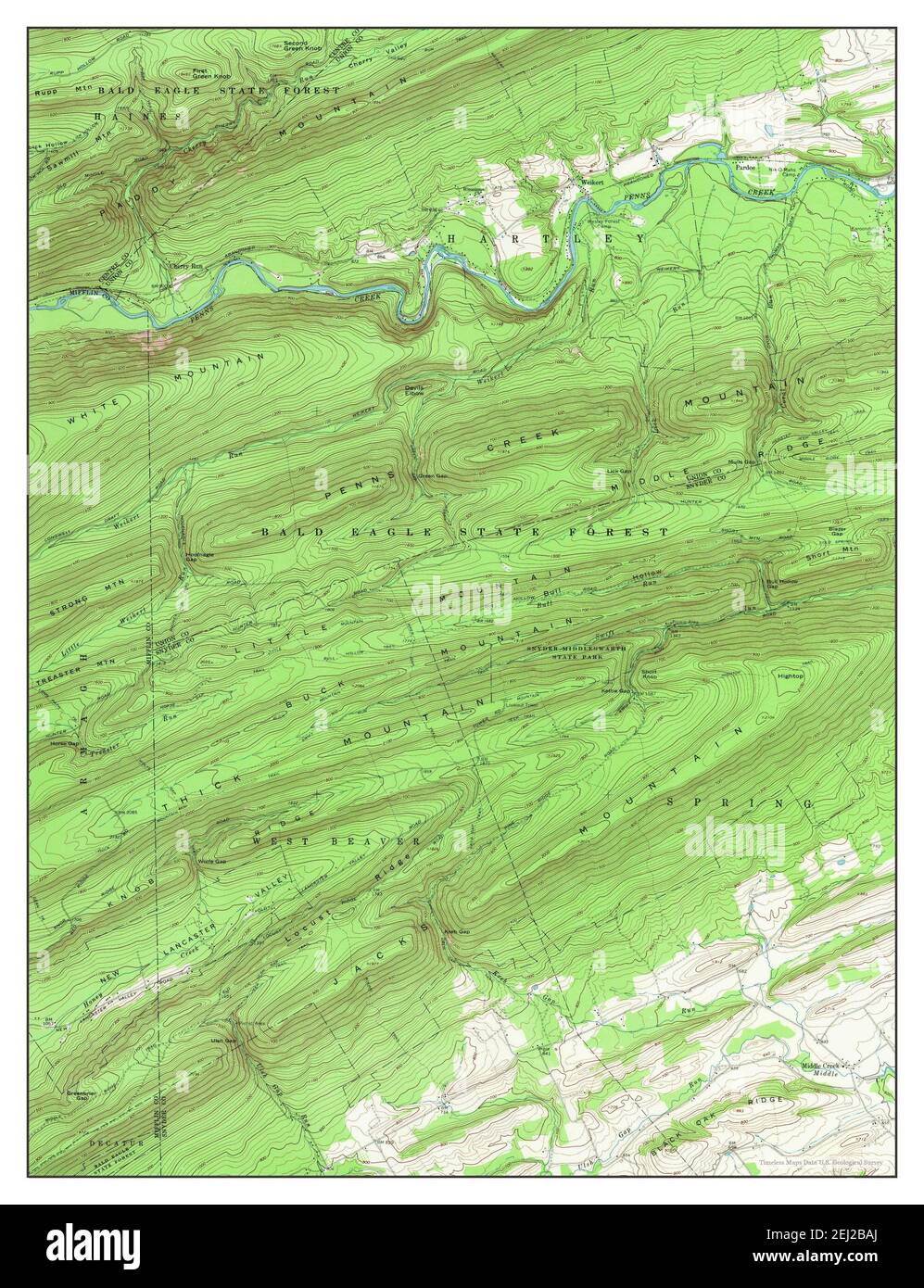 Weikert, Pennsylvania, map 1968, 1:24000, United States of America by ...