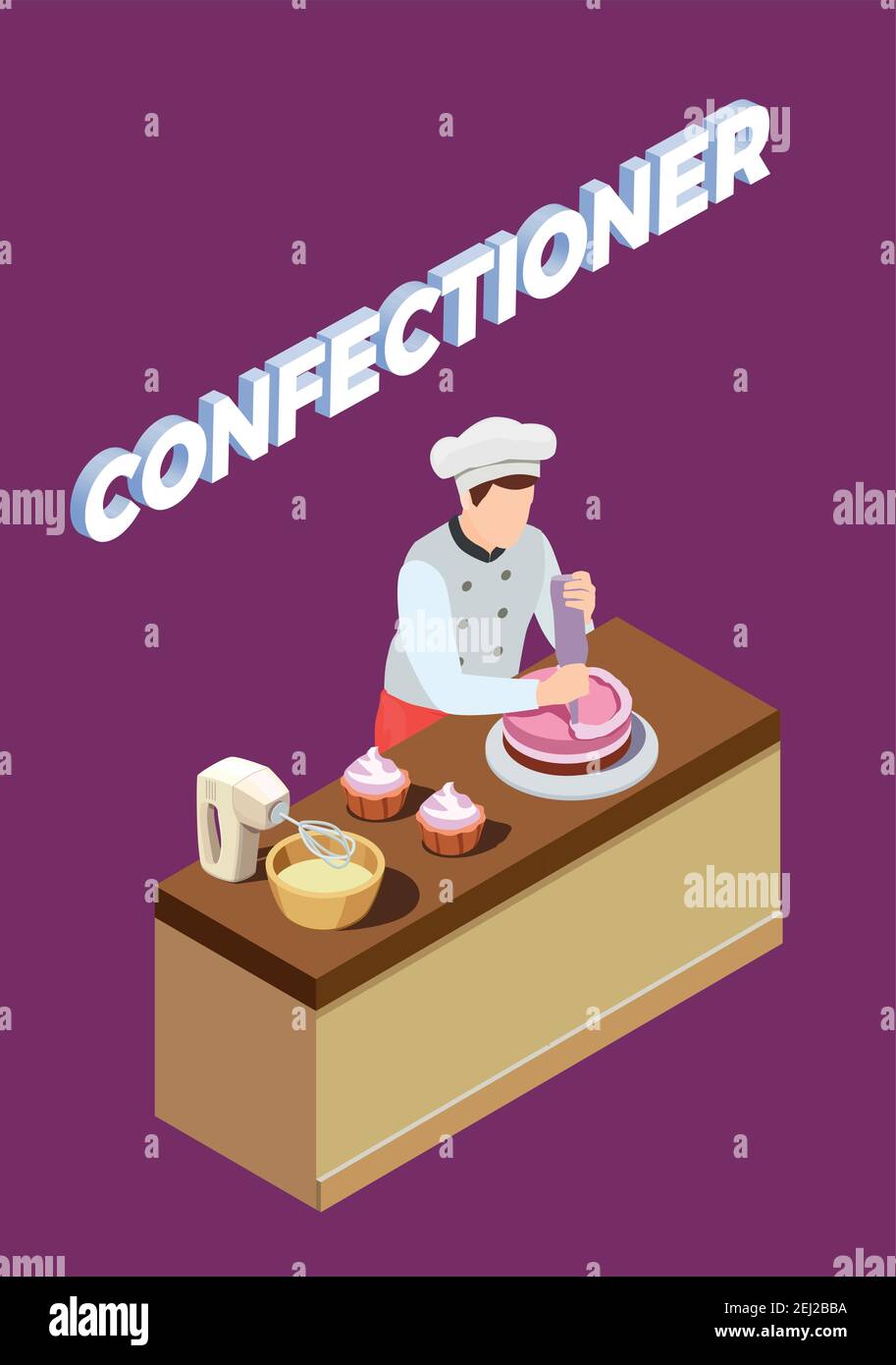 Candy maker Stock Vector Images - Alamy
