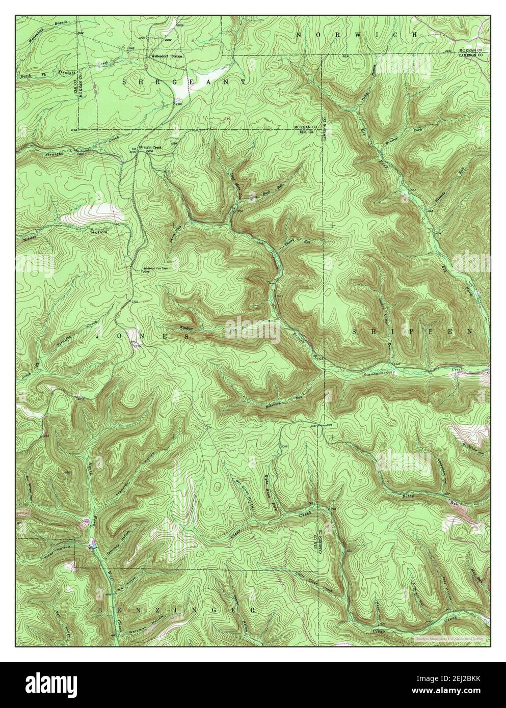 Map of wildwood hi-res stock photography and images - Alamy