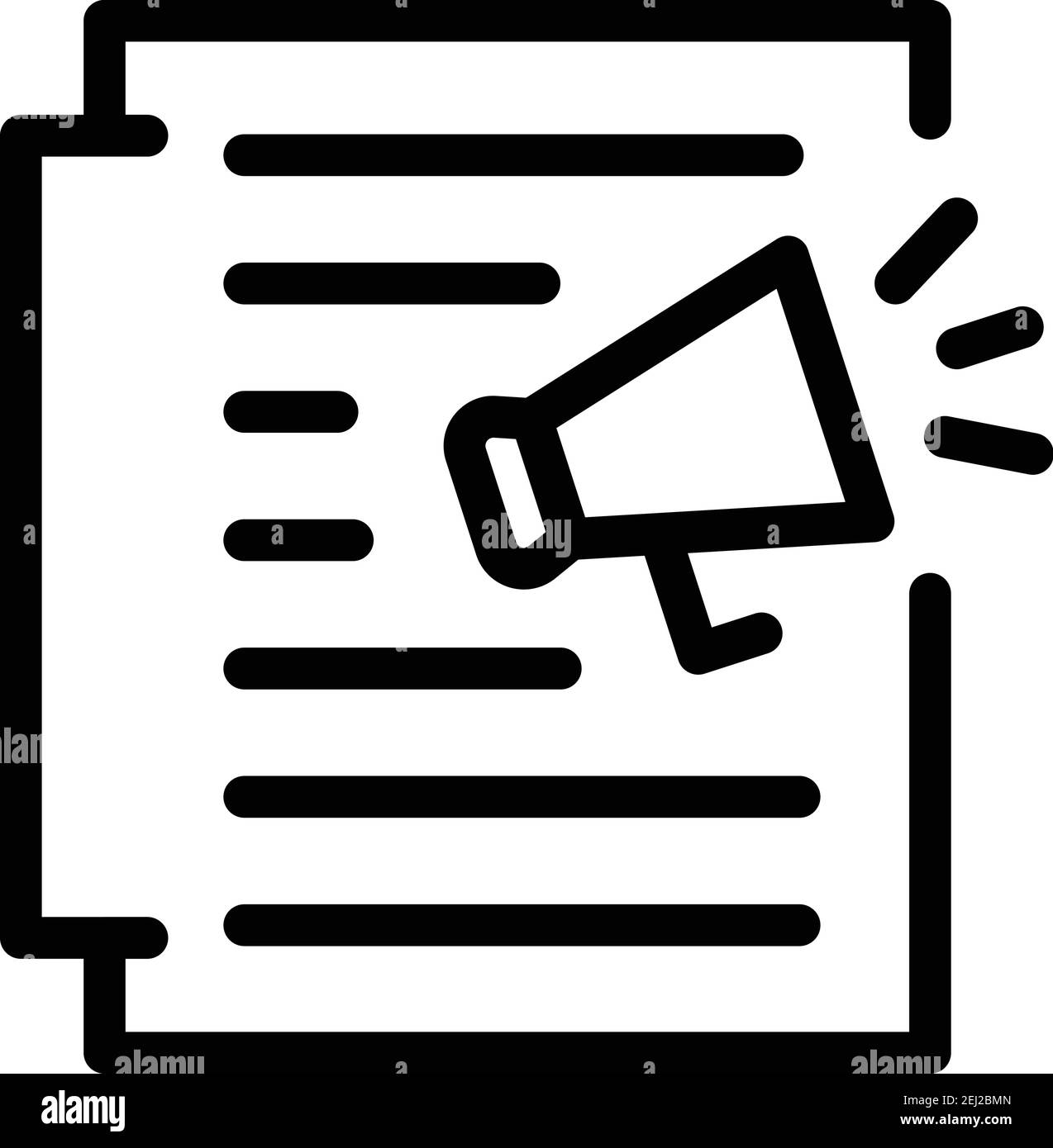 Promoting process icon. Outline promoting process vector icon for web ...