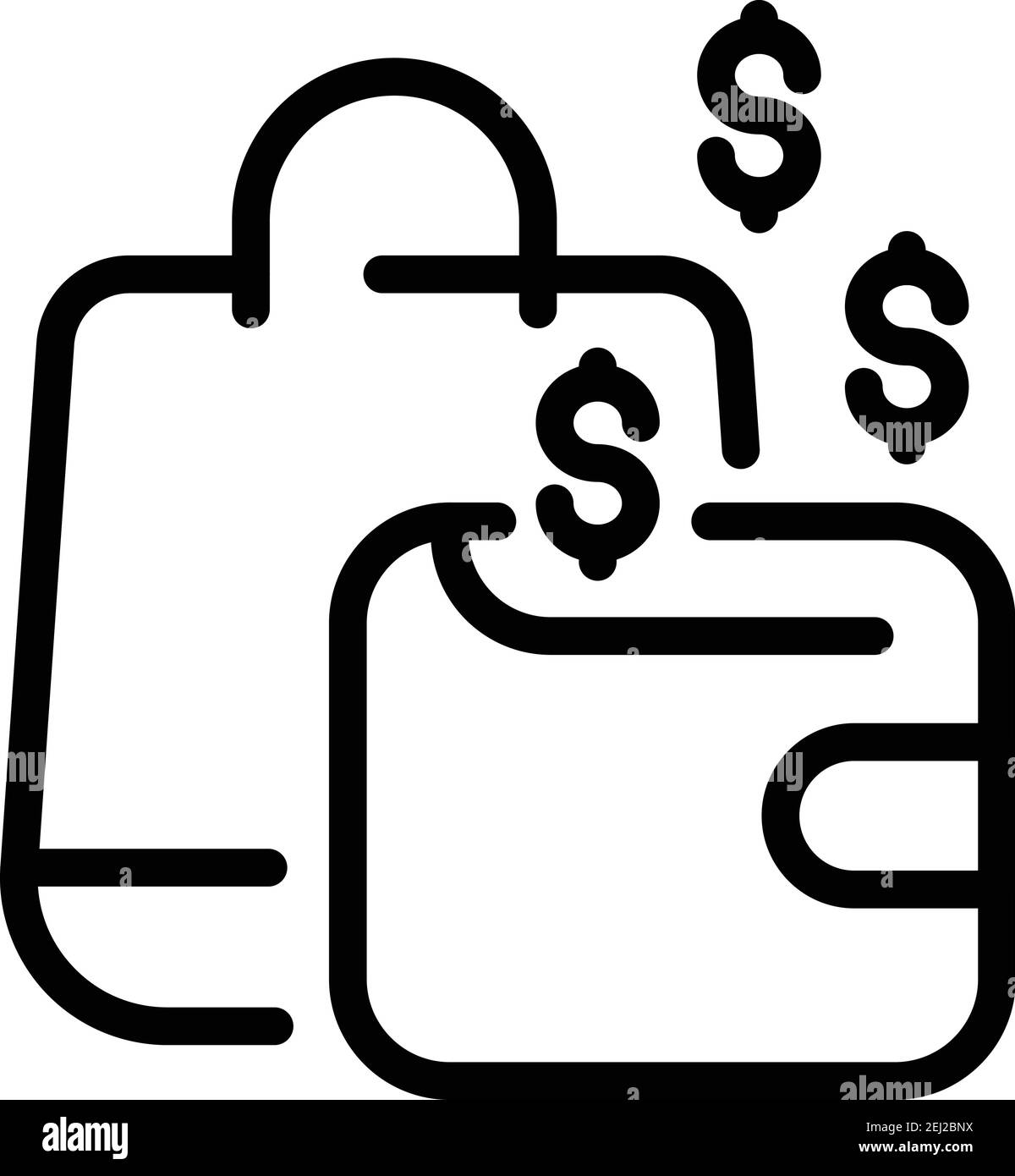 Marketing mix product icon. Outline marketing mix product vector icon ...