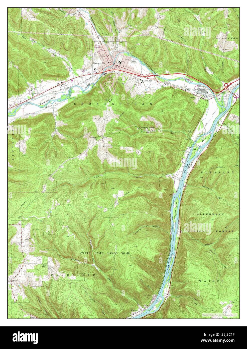 Youngsville map hi-res stock photography and images - Alamy