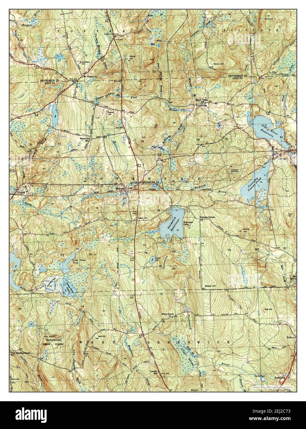 Coventry old map hi-res stock photography and images - Alamy