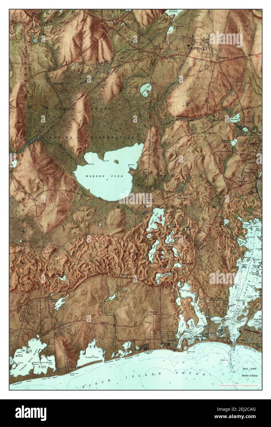 Kingston, Rhode Island, map 1957, 1:24000, United States of America by ...