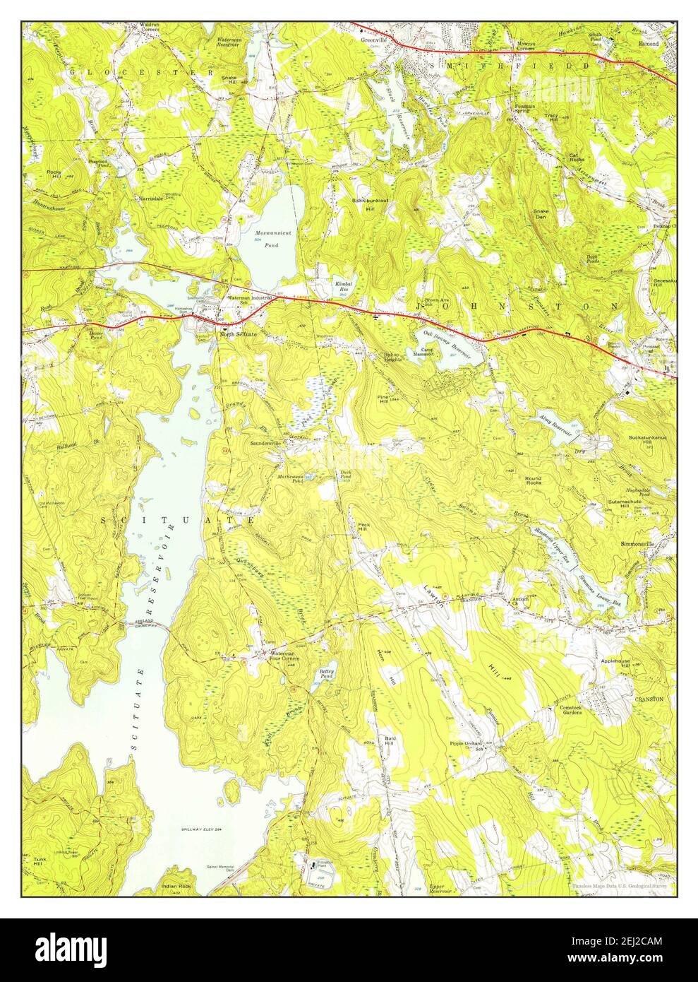 Map of scituate hi-res stock photography and images - Alamy