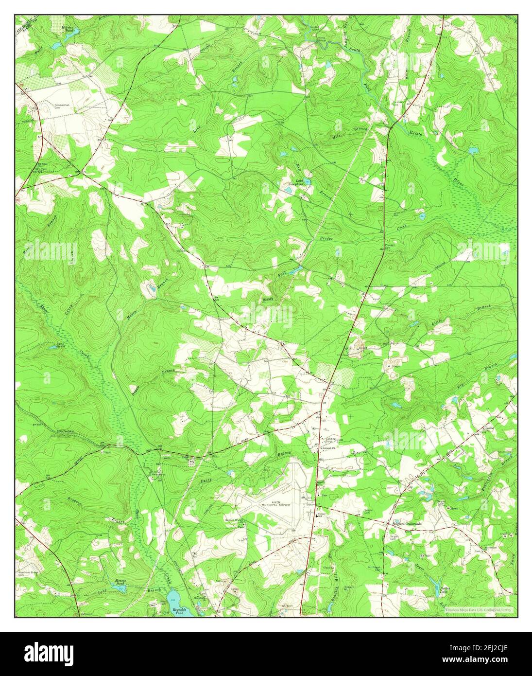 Map of aiken Cut Out Stock Images & Pictures - Alamy
