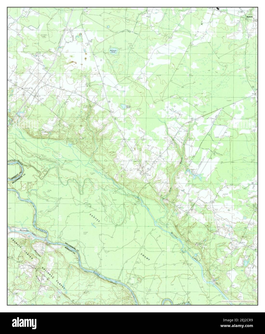 Map of blakely hi-res stock photography and images - Alamy