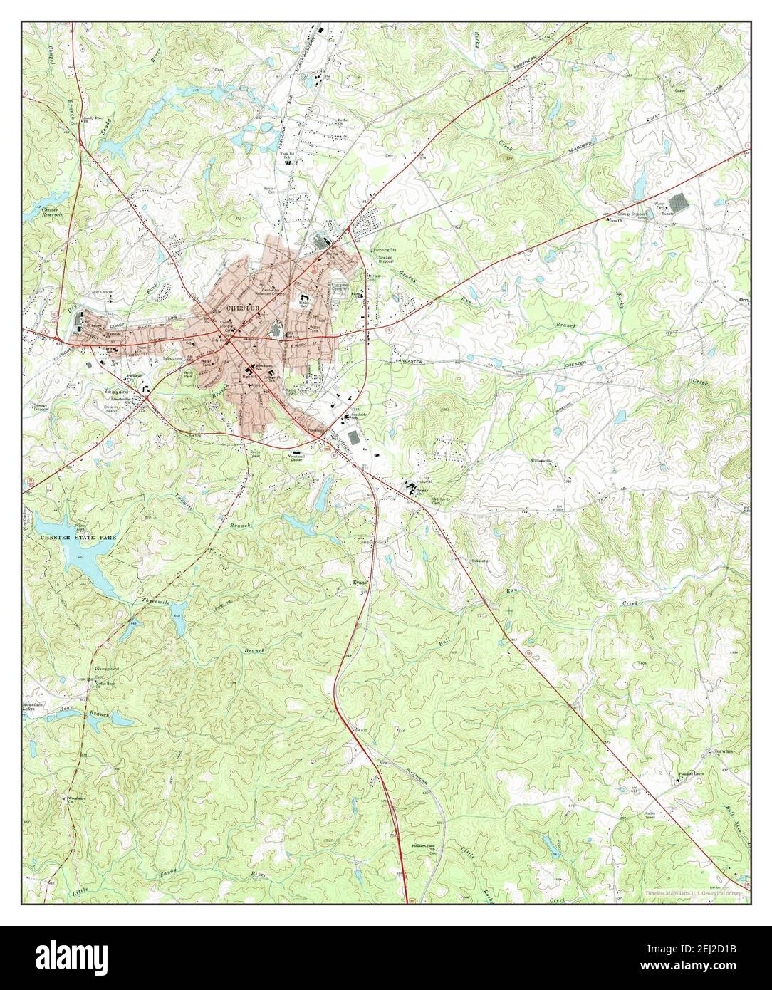Chester, South Carolina, map 1969, 1:24000, United States of America by ...