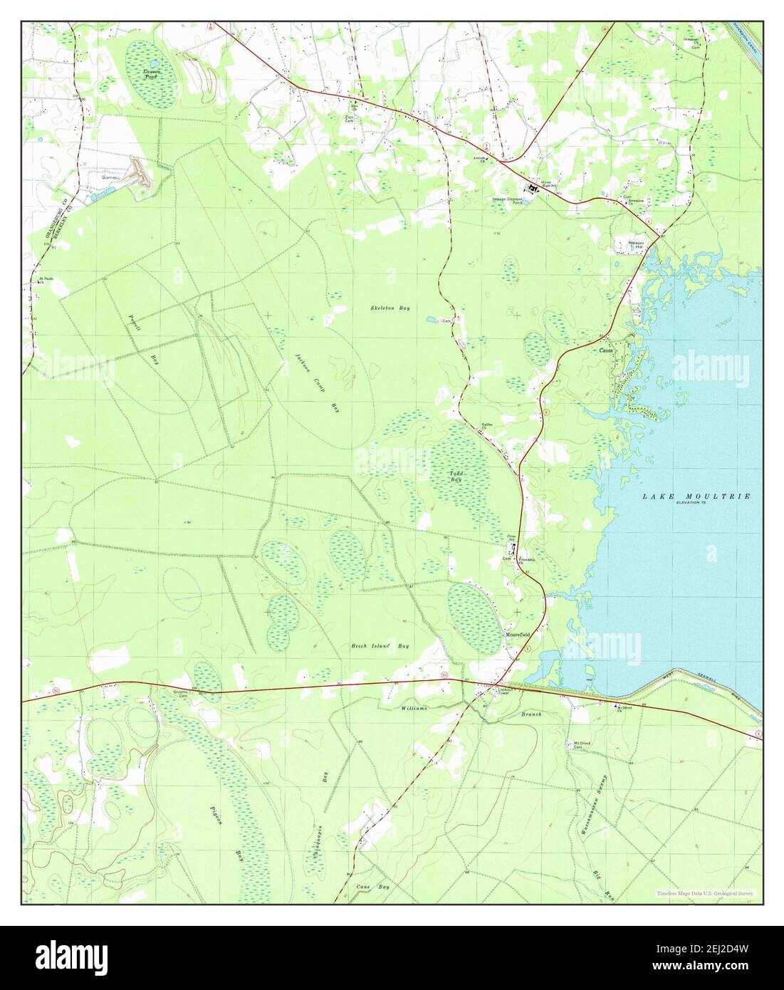 Cross, South Carolina, map 1979, 1:24000, United States of America by ...