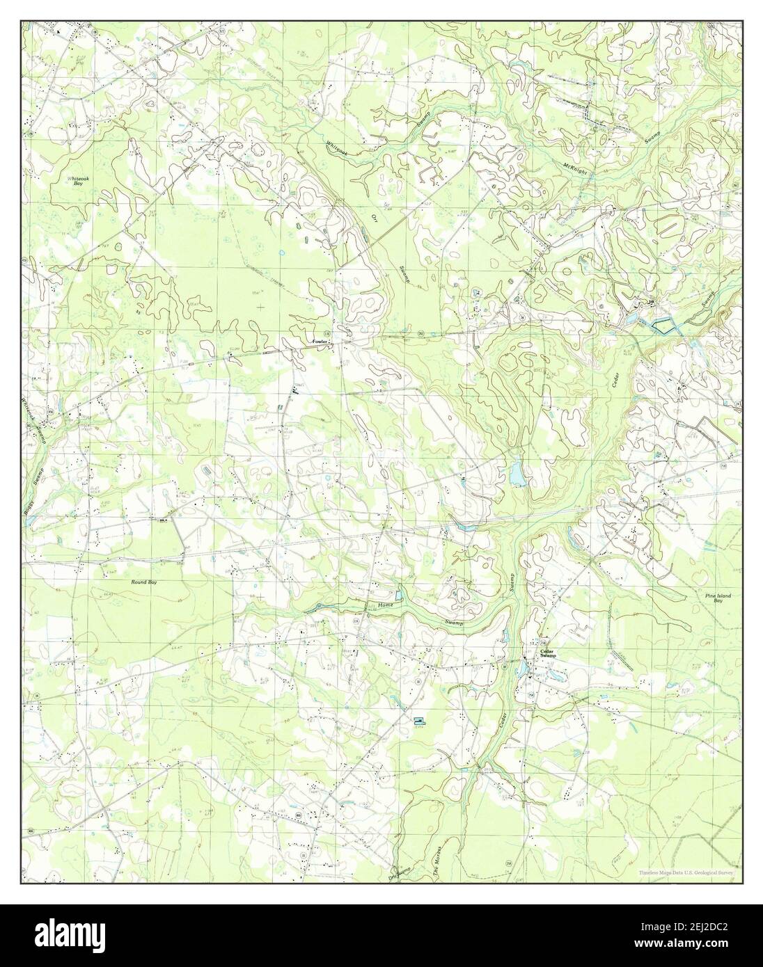 Fowler, South Carolina, map 1990, 1:24000, United States of America by ...