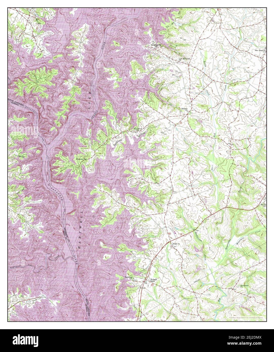 Map of hartwell hi-res stock photography and images - Alamy