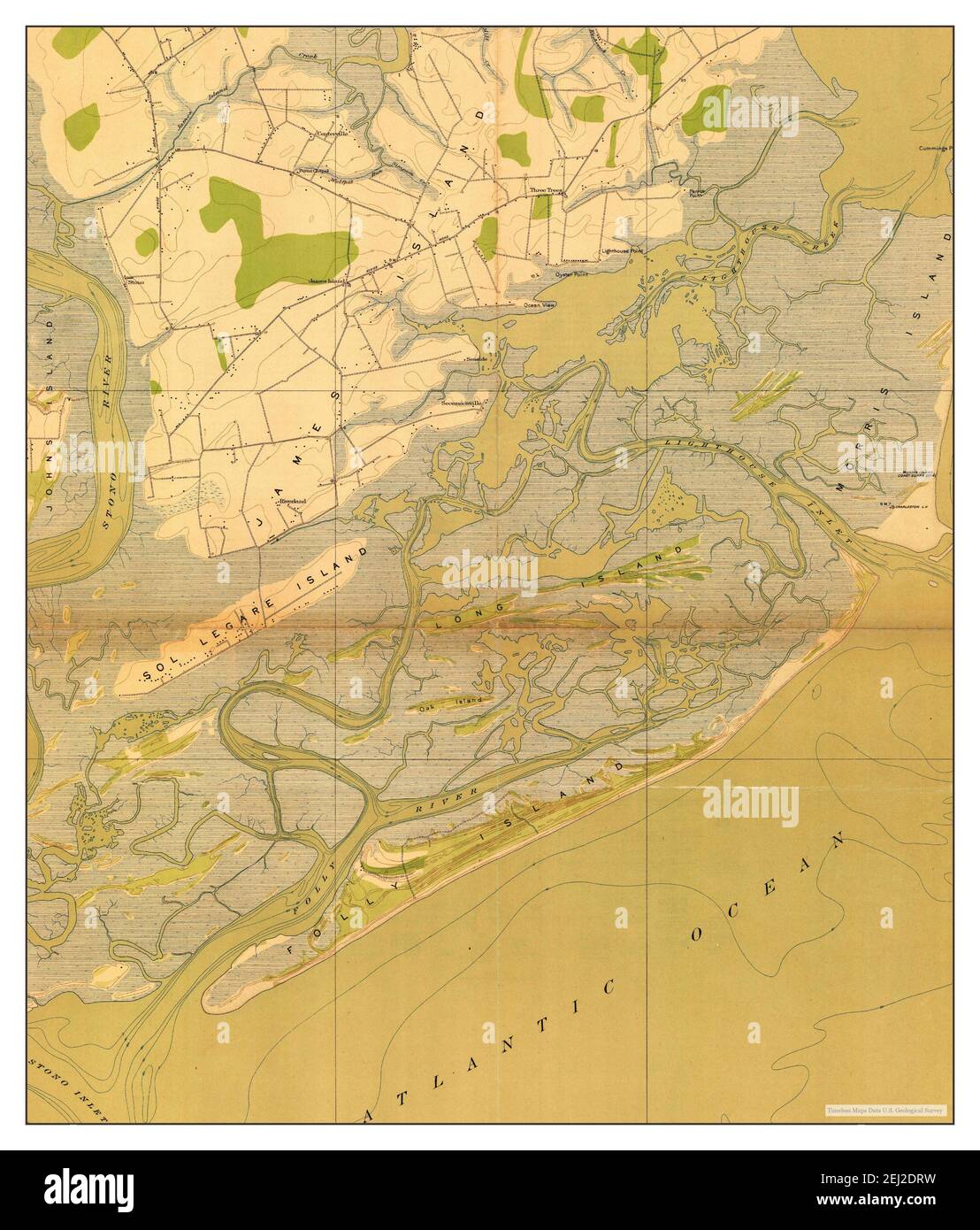 James Island, South Carolina, map 1919, 1:21120, United States of ...