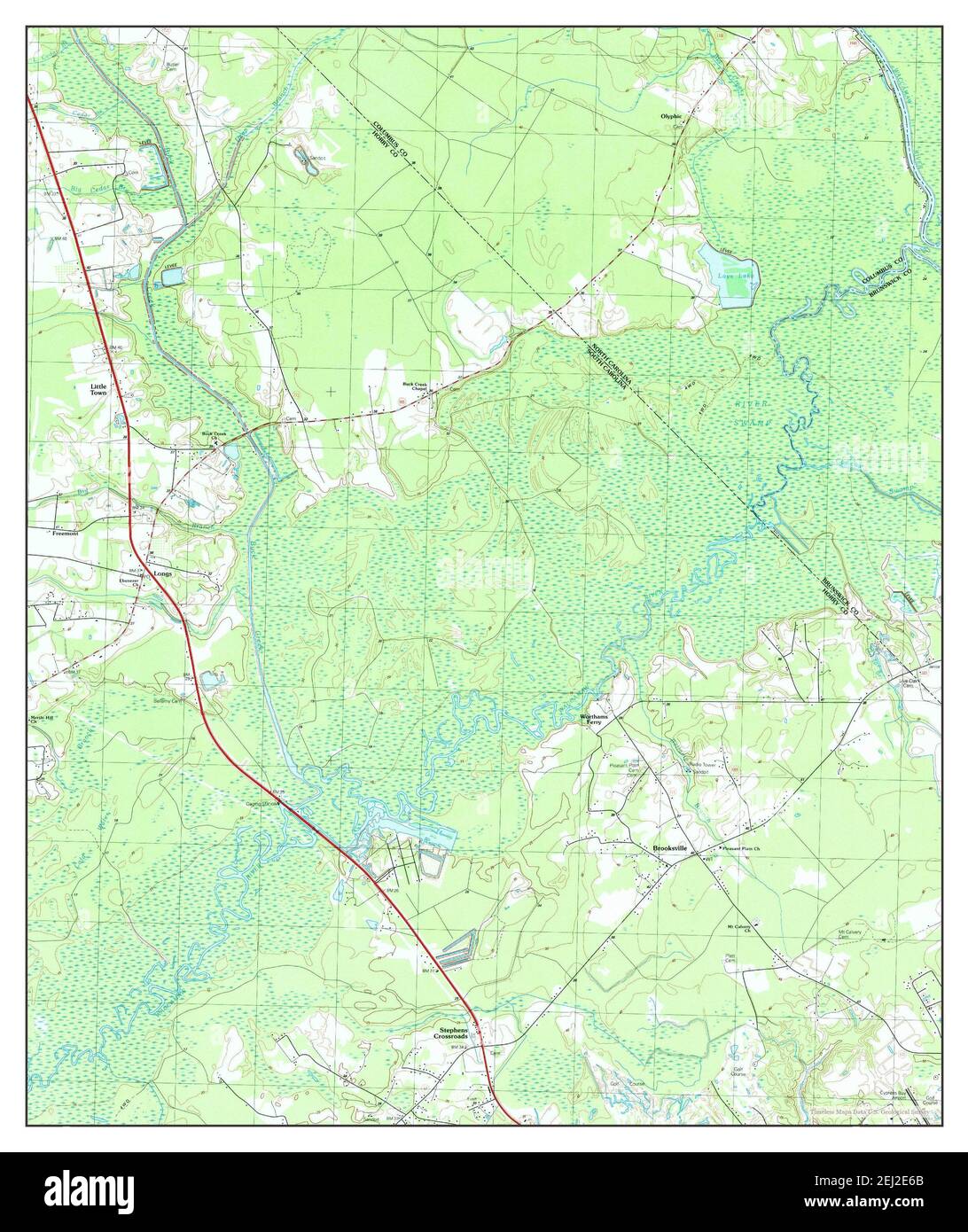 Longs, South Carolina, map 1990, 1:24000, United States of America by ...