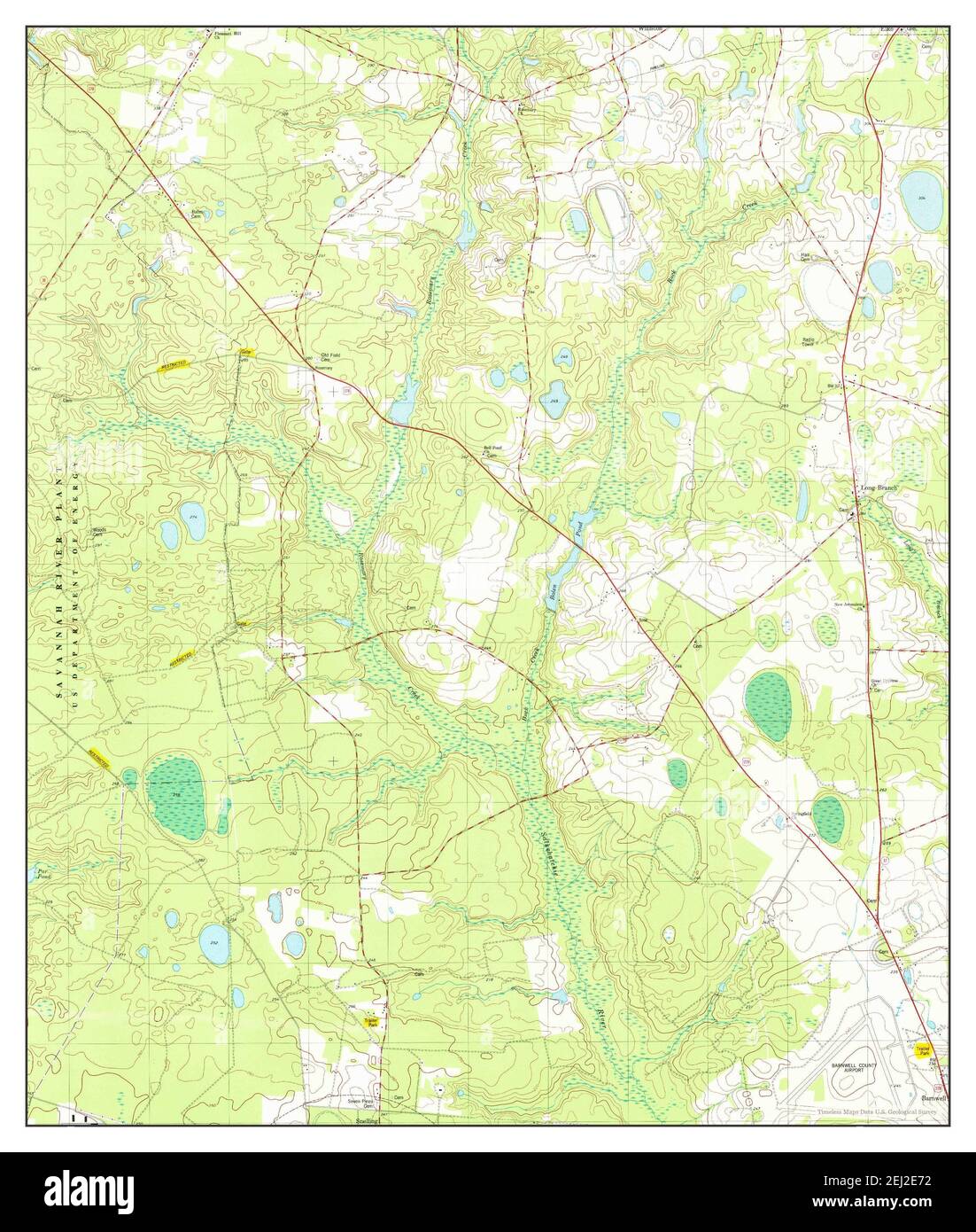 Long Branch, South Carolina, map 1979, 1:24000, United States of ...