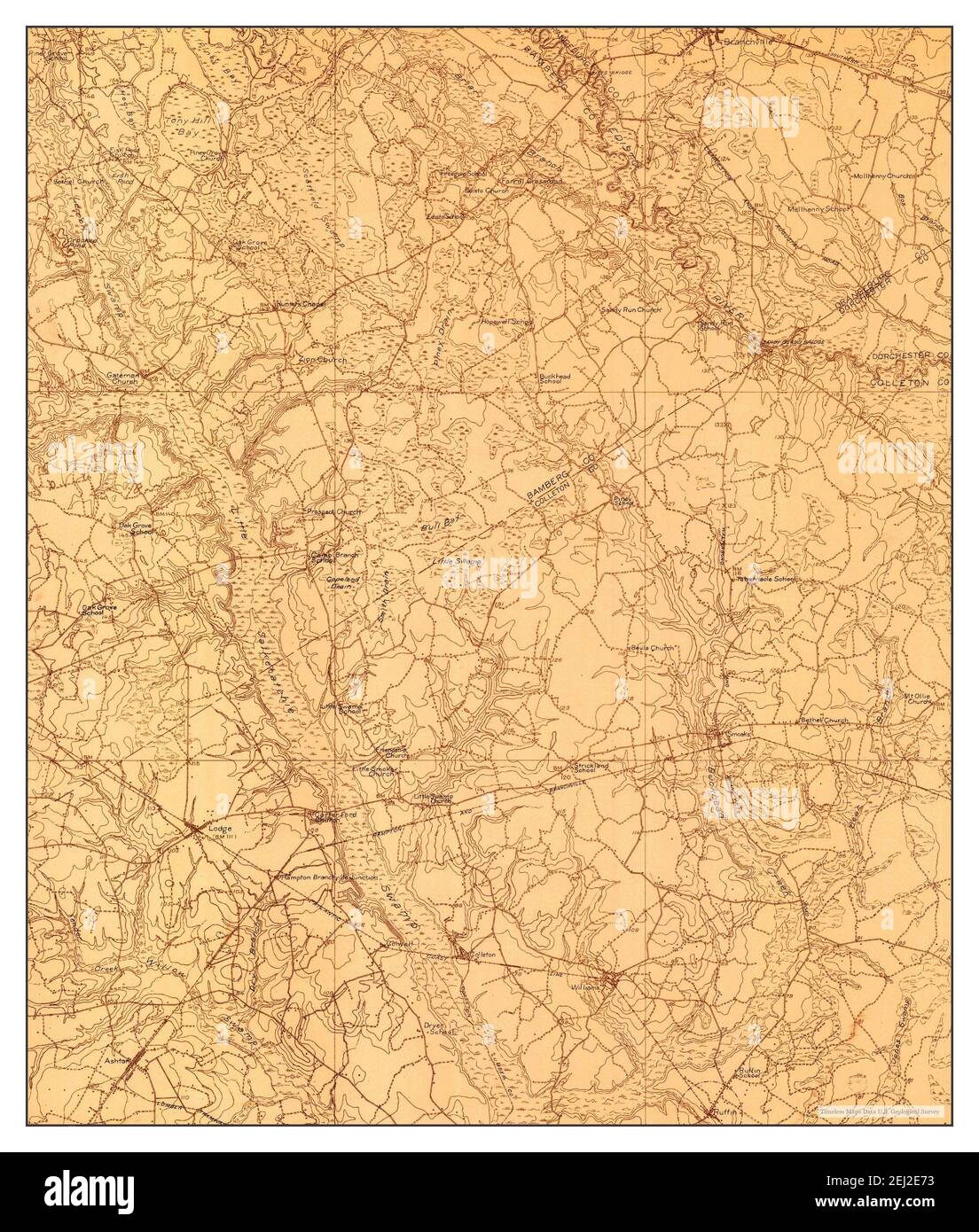 Lodge, South Carolina, map 1920, 1:48000, United States of America by ...