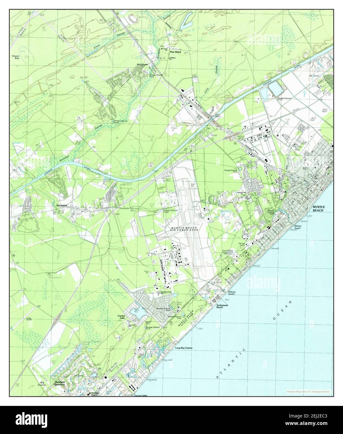 Myrtle beach map hi-res stock photography and images - Alamy