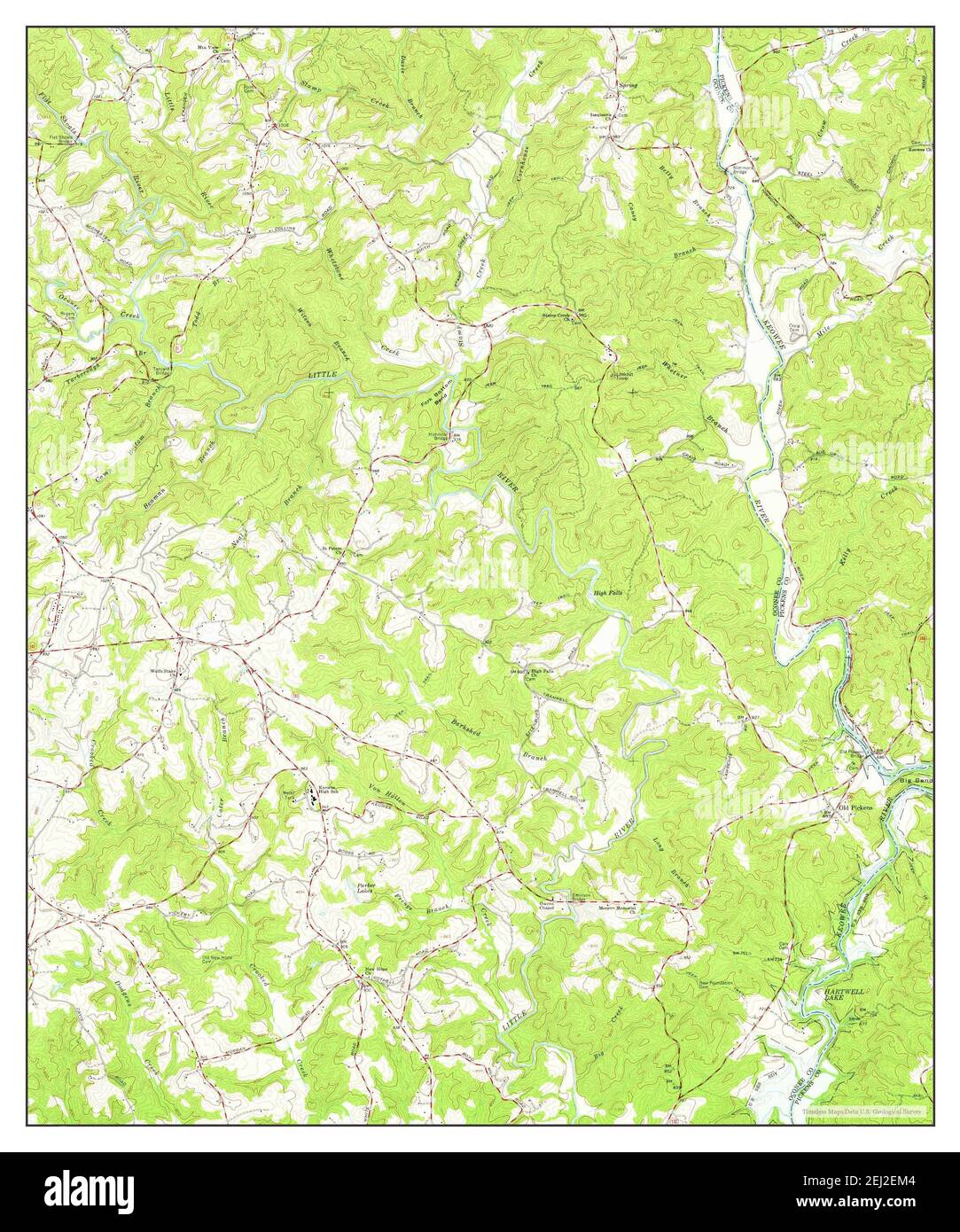 Map of pickens hi-res stock photography and images - Alamy