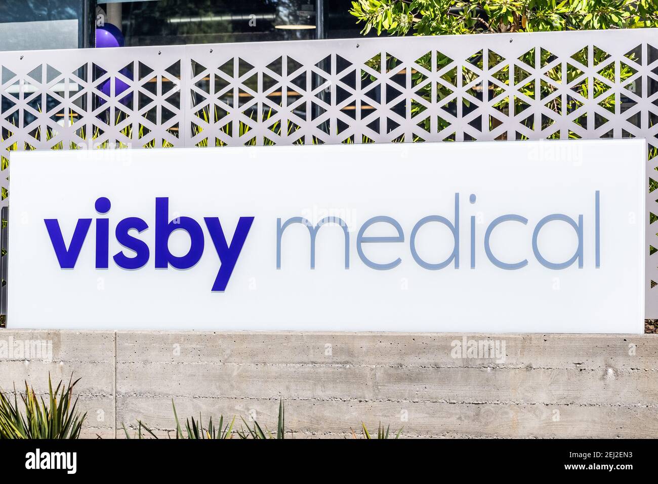 Sep 18, 2020 San Jose / CA / USA - Visby Medical logo at their Silicon ... Sep 18, 2020 San Jose / CA / USA - Visby Medical logo at their Silicon ...