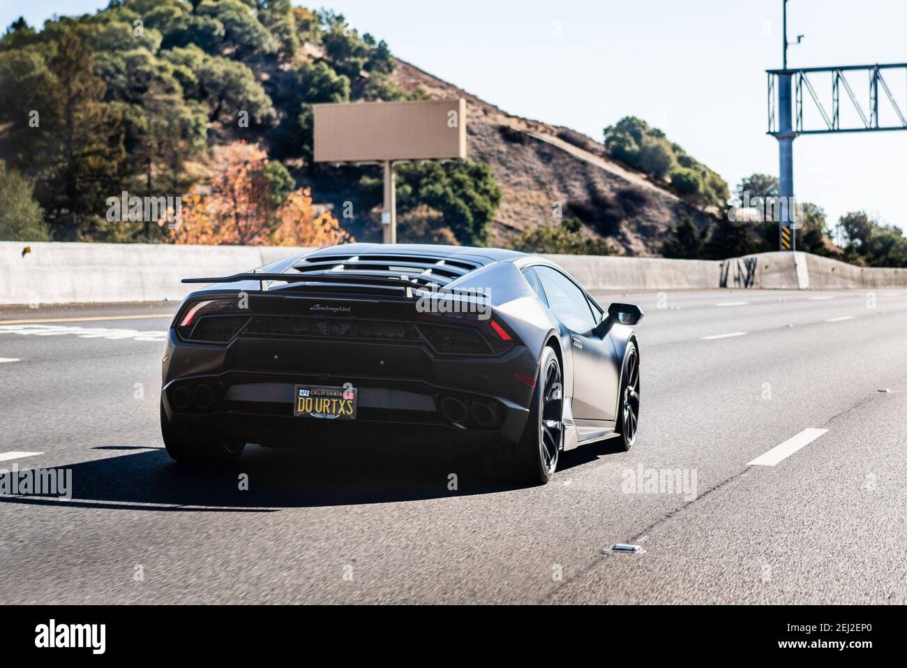 Lamborghini rear view hi-res stock photography and images - Alamy