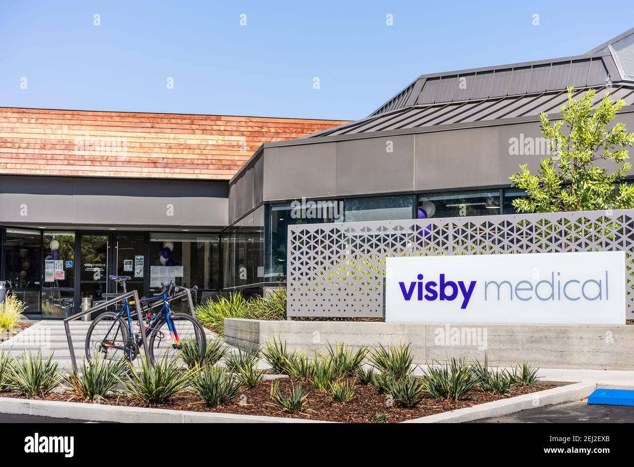 Sep 18, 2020 San Jose / CA / USA - Visby Medical headquarters in ...