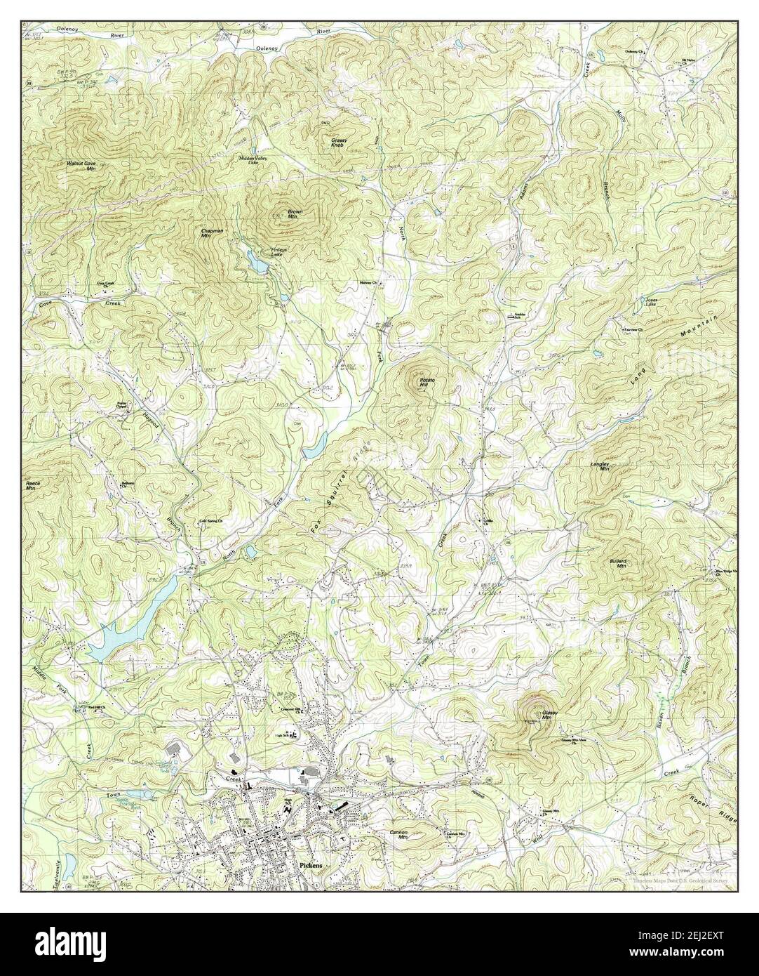 Map of pickens hi-res stock photography and images - Alamy