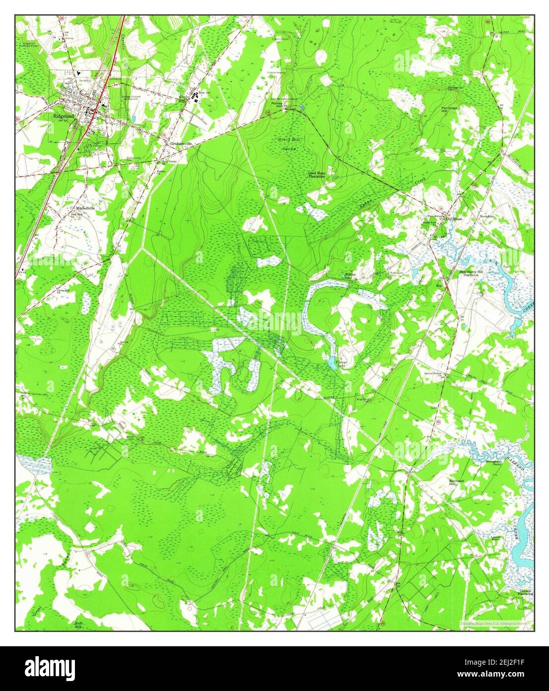 Map of ridgeland hi-res stock photography and images - Alamy