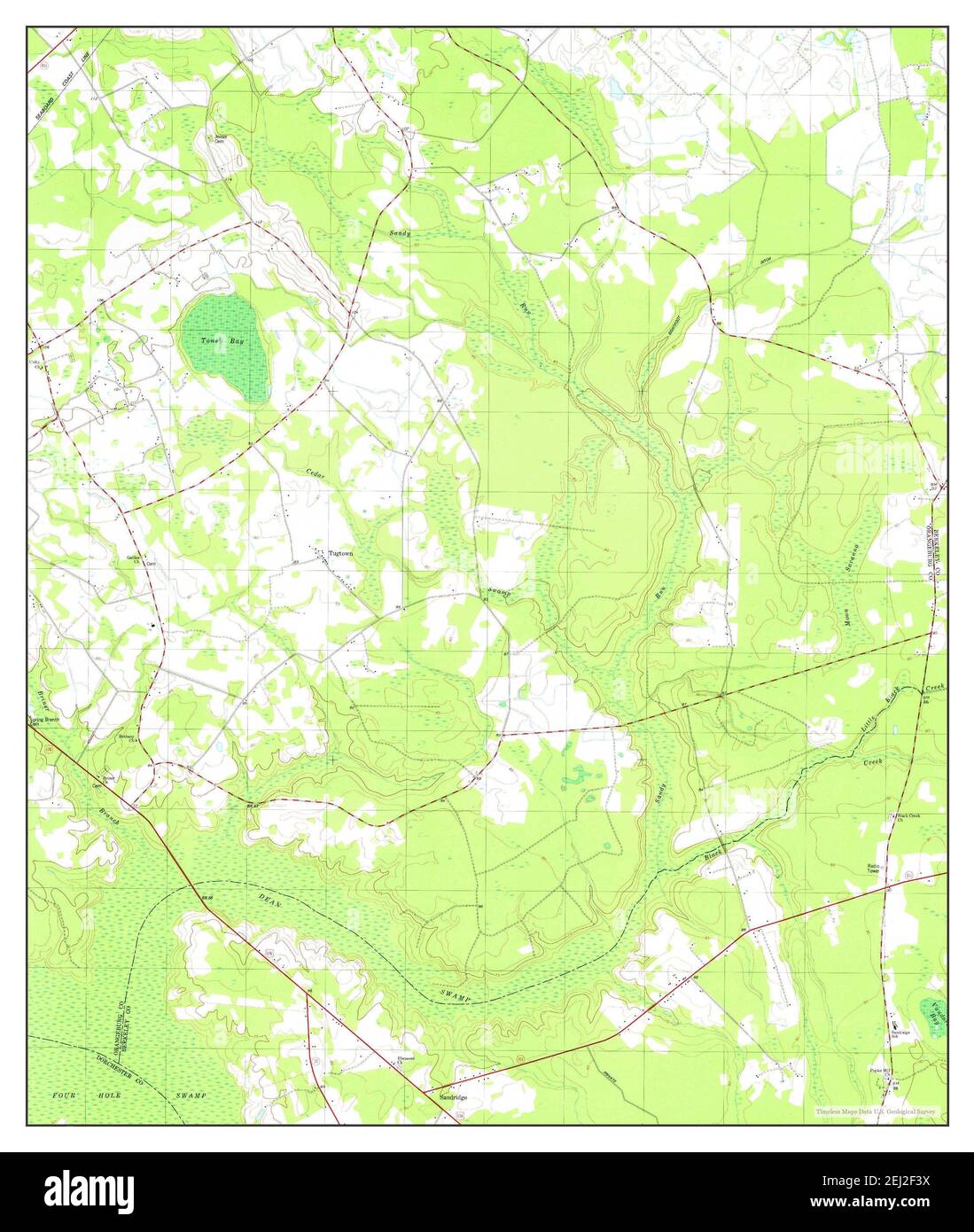 Sandridge, South Carolina, map 1979, 1:24000, United States of America ...