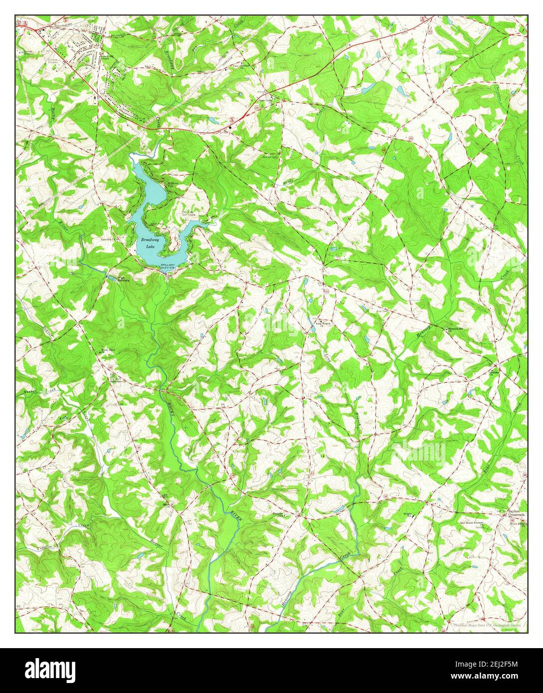 Saylors Crossroads, South Carolina, map 1964, 1:24000, United States of ...