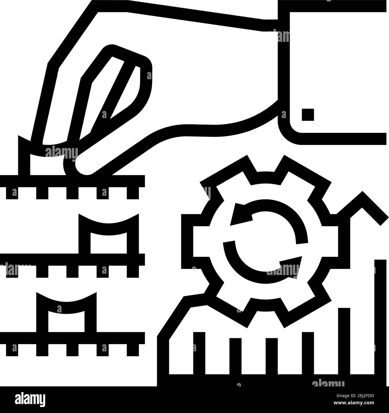 Business planning analyzing efficient Stock Vector Images - Alamy