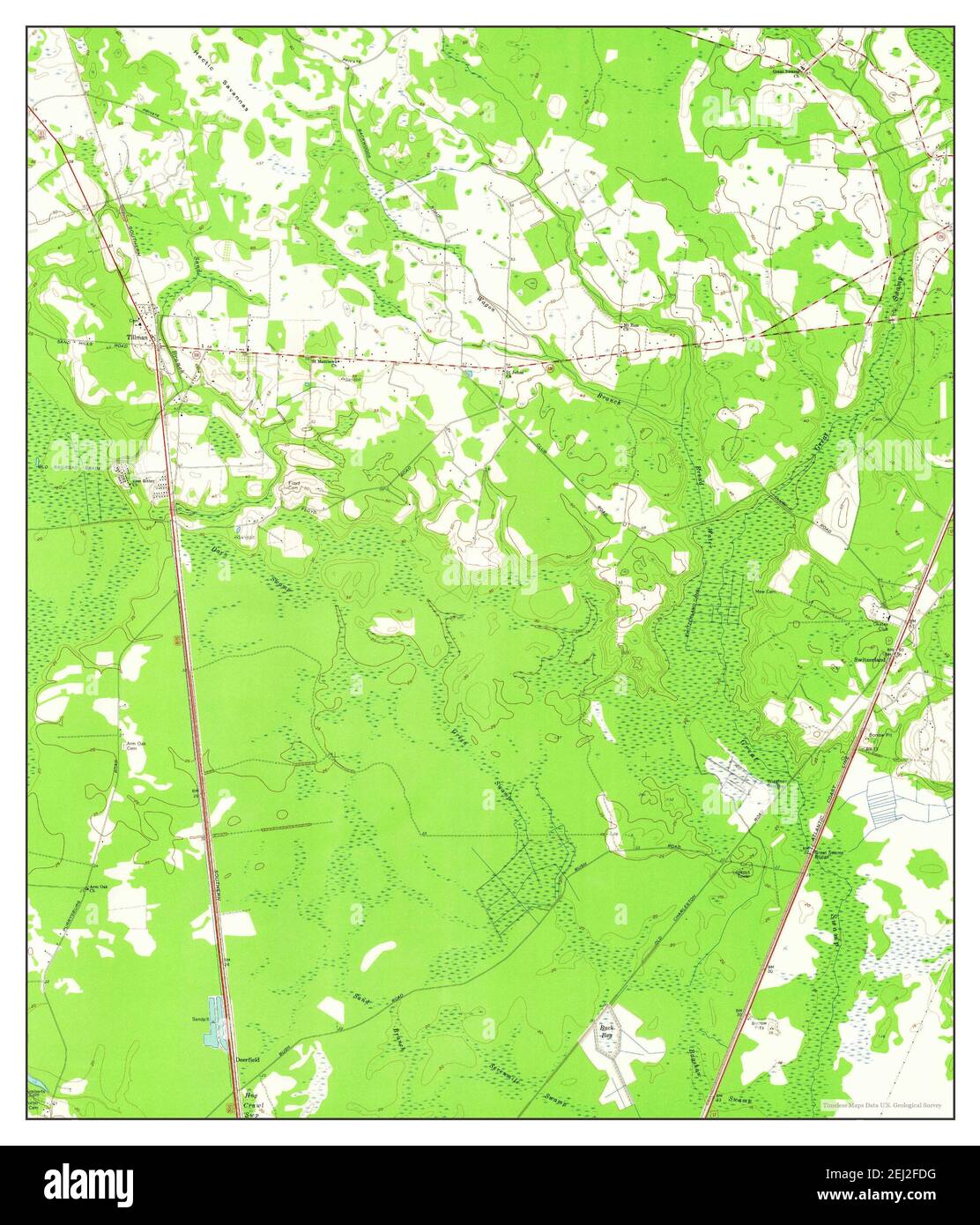 Map of tillman hi-res stock photography and images - Alamy