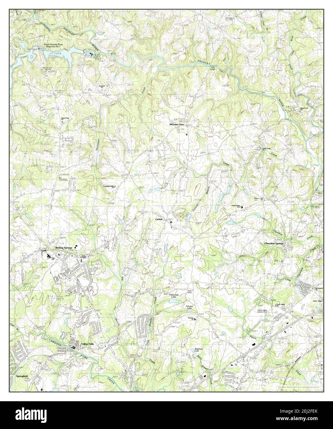 Map of valley falls hi-res stock photography and images - Alamy