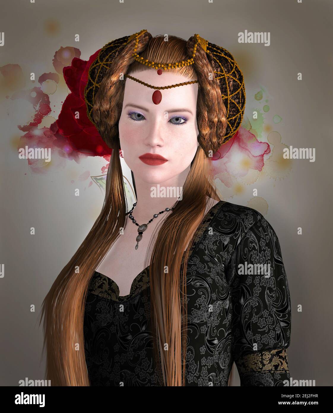 Aristocratic lady woman hi-res stock photography and images - Alamy