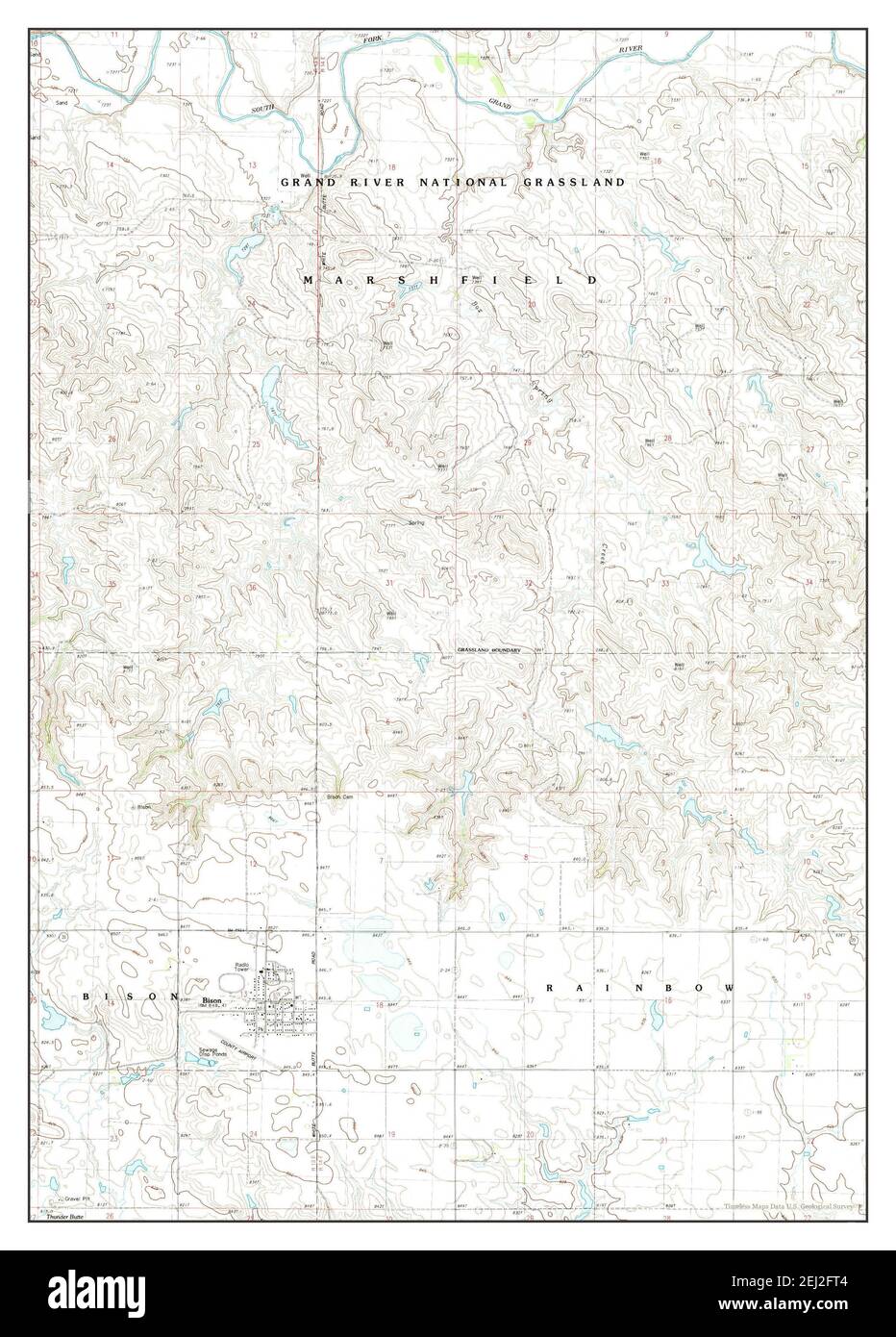 Map of bison Cut Out Stock Images & Pictures - Alamy
