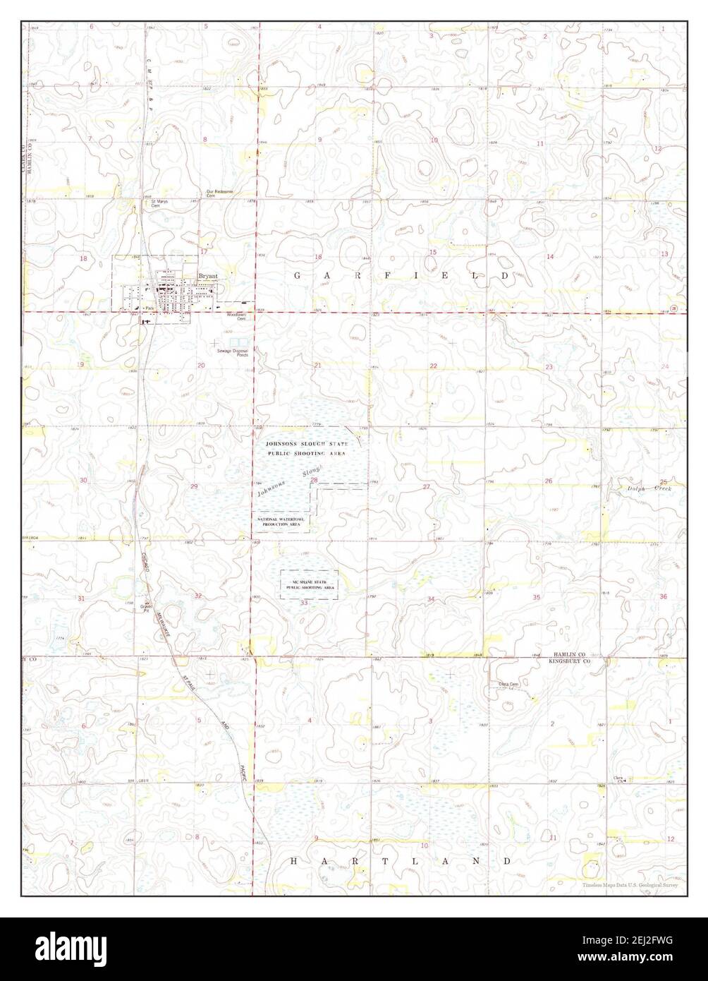 Bryant south dakota map Cut Out Stock Images & Pictures - Alamy