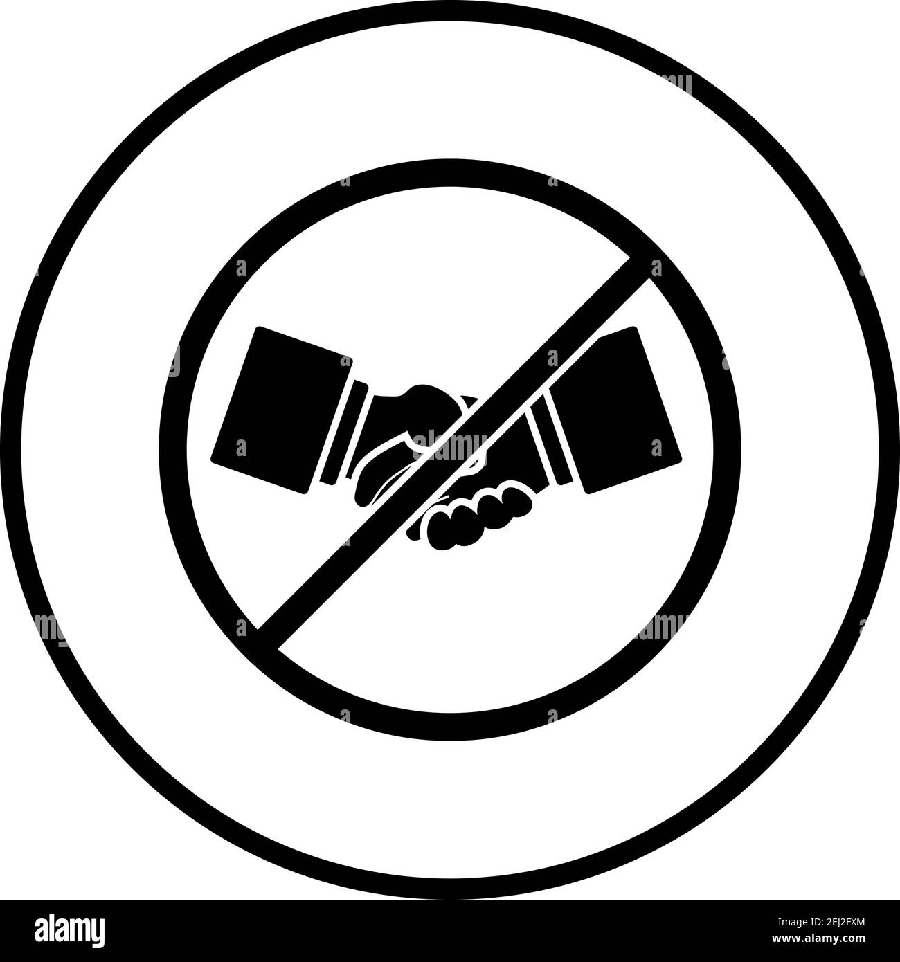 Handshake circle illustration Black and White Stock Photos & Images - Alamy