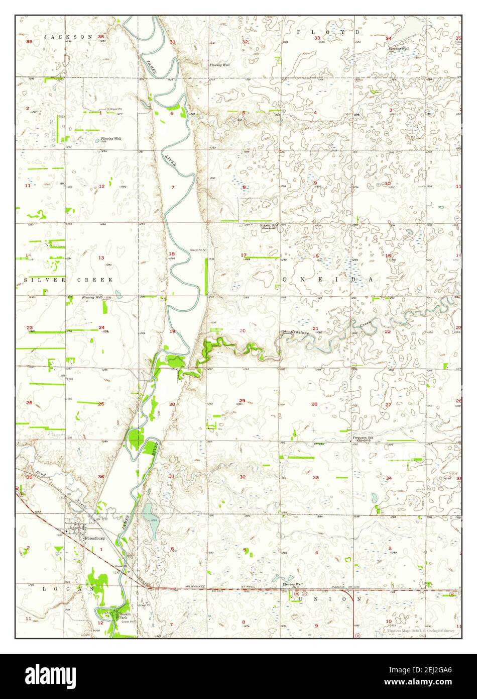 Map of forestburg hi-res stock photography and images - Alamy