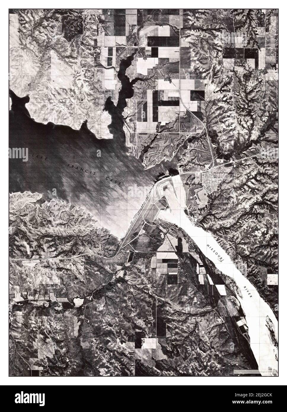 Fort randall dam Cut Out Stock Images & Pictures - Alamy