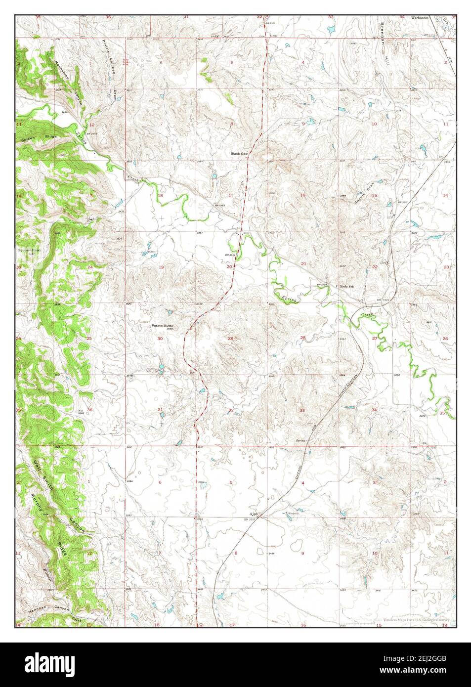 Map of hermosa hi-res stock photography and images - Alamy