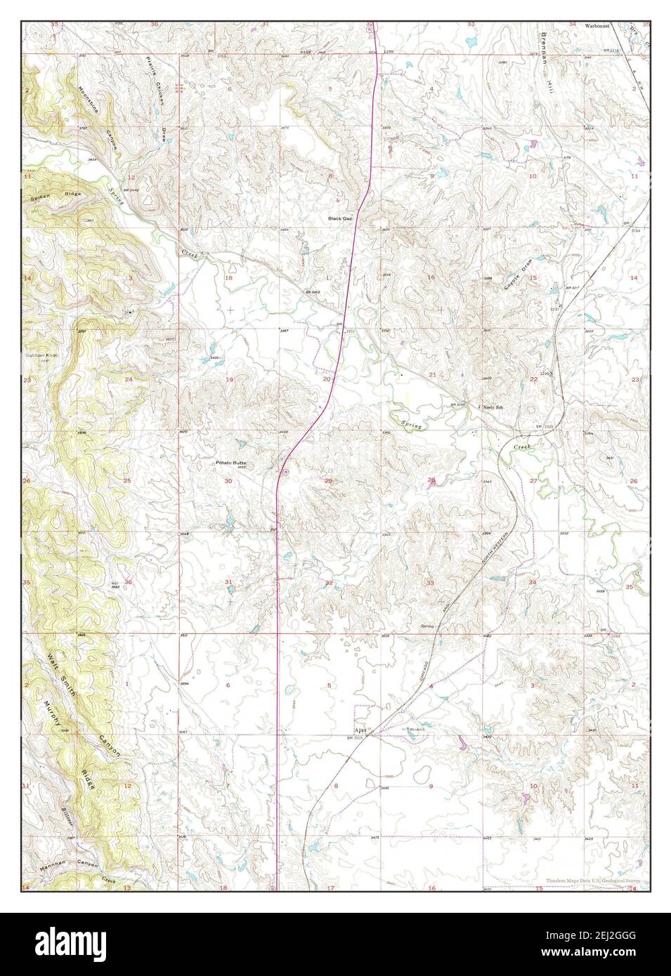 Map of hermosa hi-res stock photography and images - Alamy