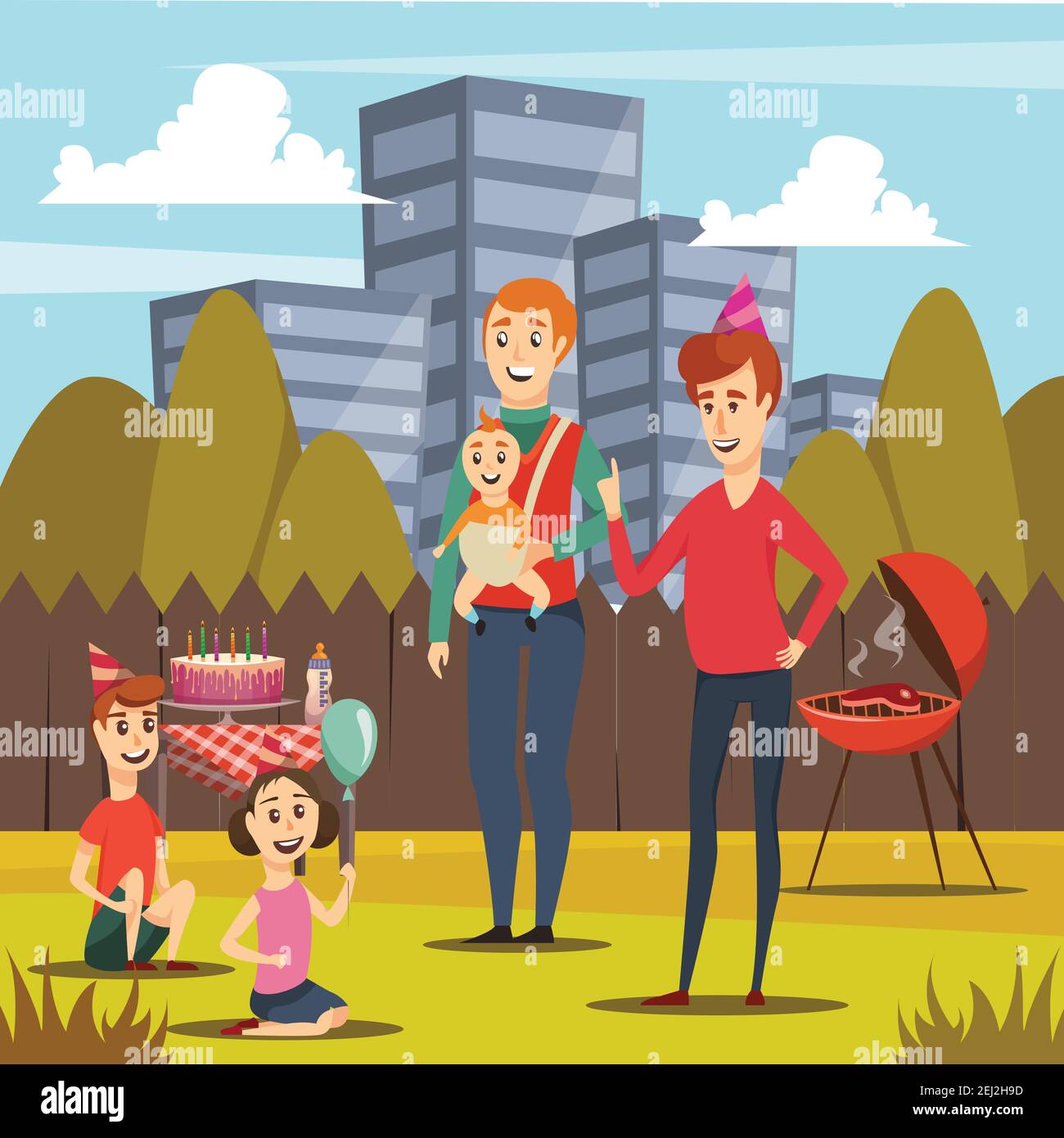 Concerned party Stock Vector Images - Alamy