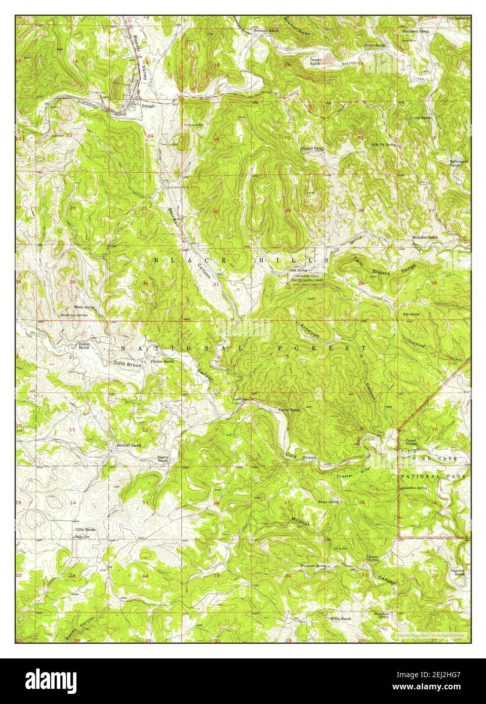 Map of pringle hi-res stock photography and images - Alamy