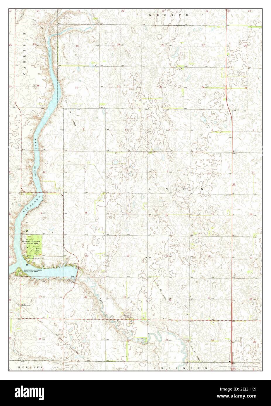 Richmond, South Dakota, map 1970, 1:24000, United States of America by ...